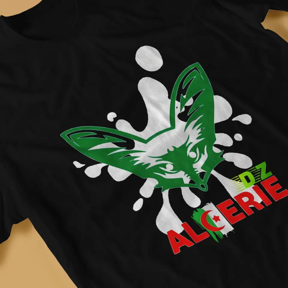 T-Shirt Algérie Fennec – 100% DZ FOOT